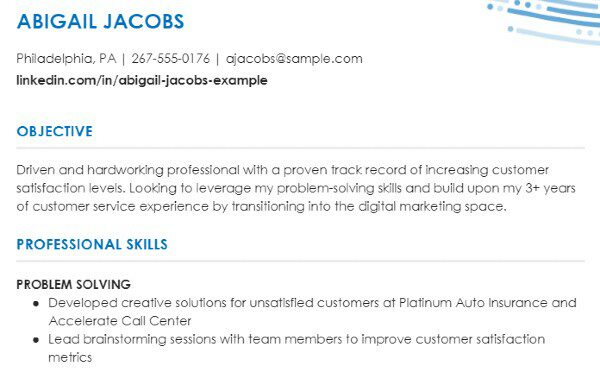 How To Write A Career Change Resume With Template 